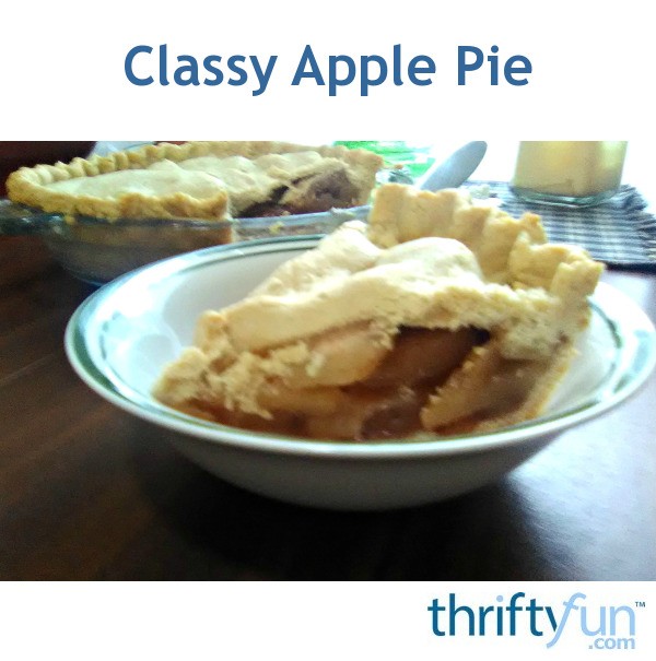 Classy Apple Pie | ThriftyFun