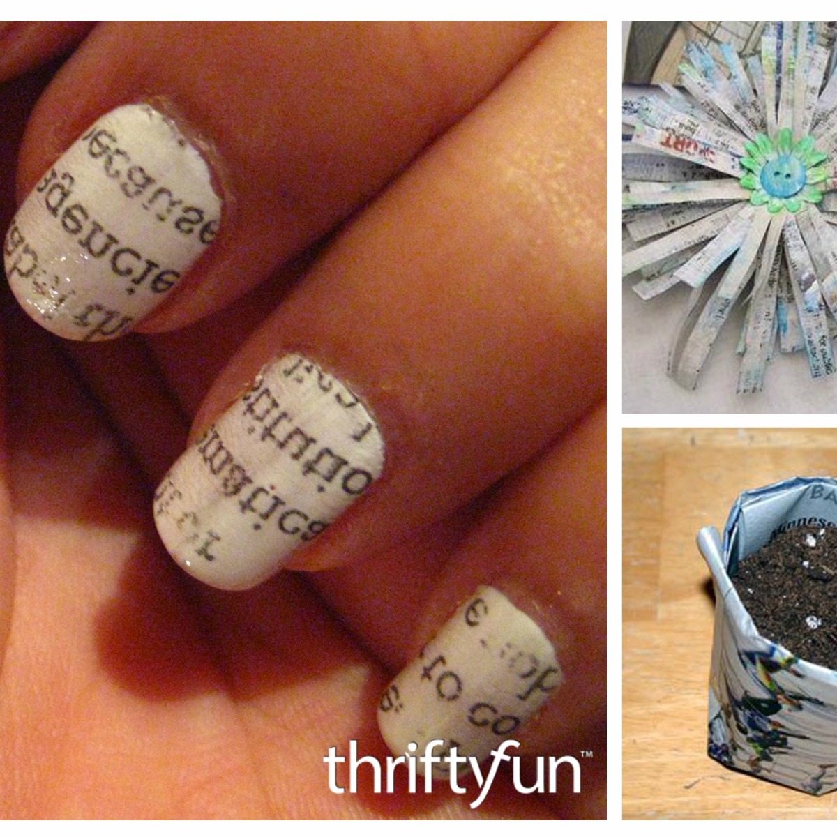 Crafts Using Newspaper | ThriftyFun