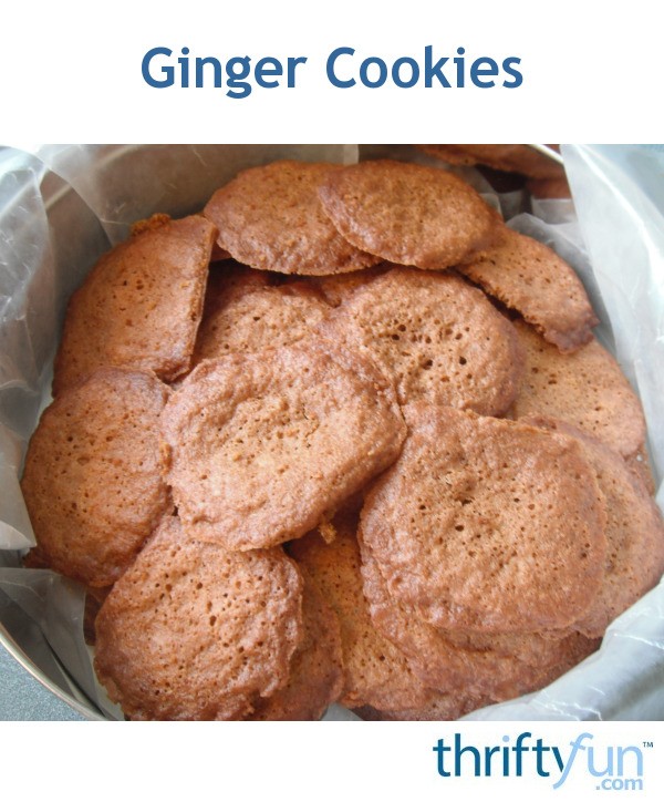 Ginger Cookies | ThriftyFun