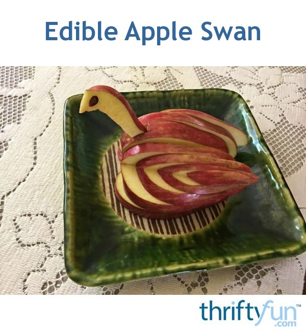 Edible Apple Swan | ThriftyFun
