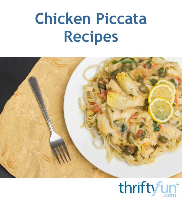 Chicken Piccata Recipe | ThriftyFun