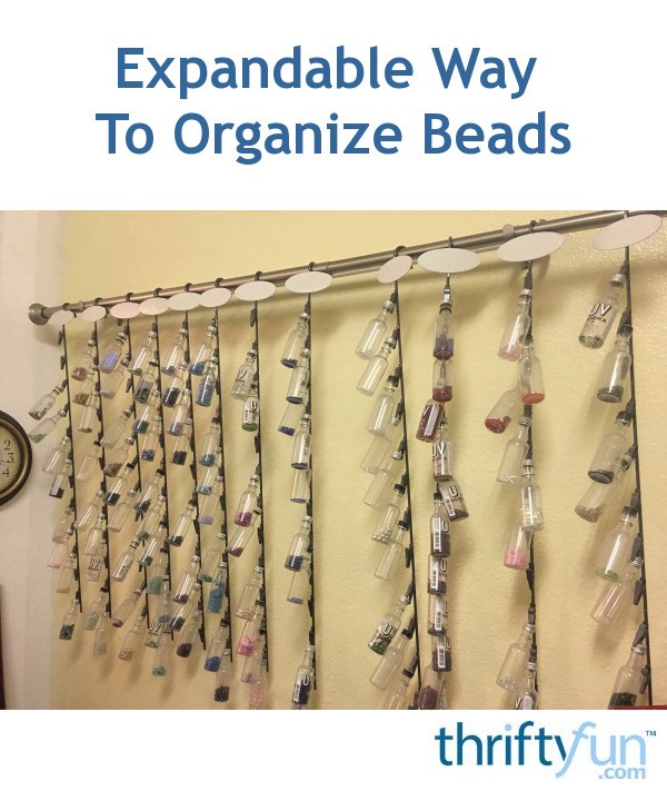 Expandable Way To Organize Beads | ThriftyFun