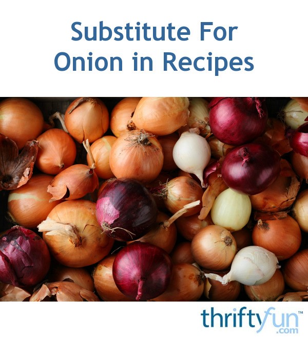 Substitute For Onion in Recipes? | ThriftyFun