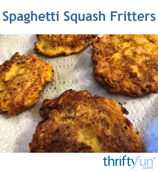 Spaghetti Squash Fritters | ThriftyFun