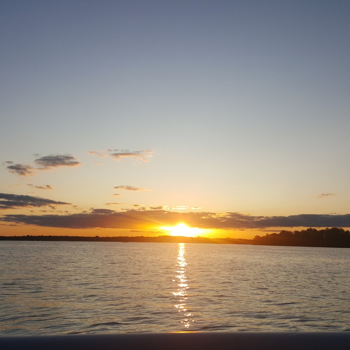 Sunset on Beach Lake'(PA) | ThriftyFun