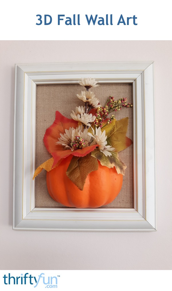 3D Fall Wall Art | ThriftyFun