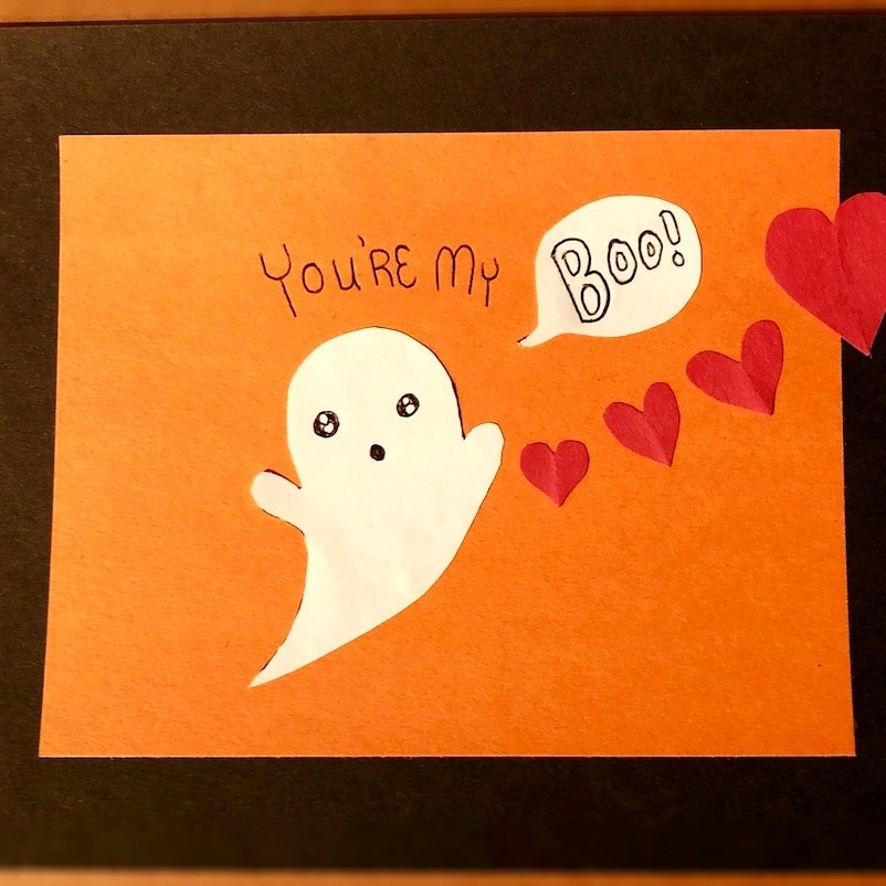 Making a 'You're My Boo' Halloween Card | My Frugal Halloween