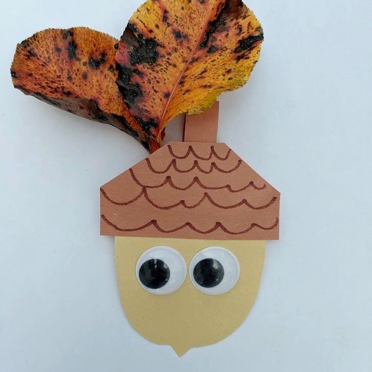 Paper Acorn Kids' Craft | ThriftyFun