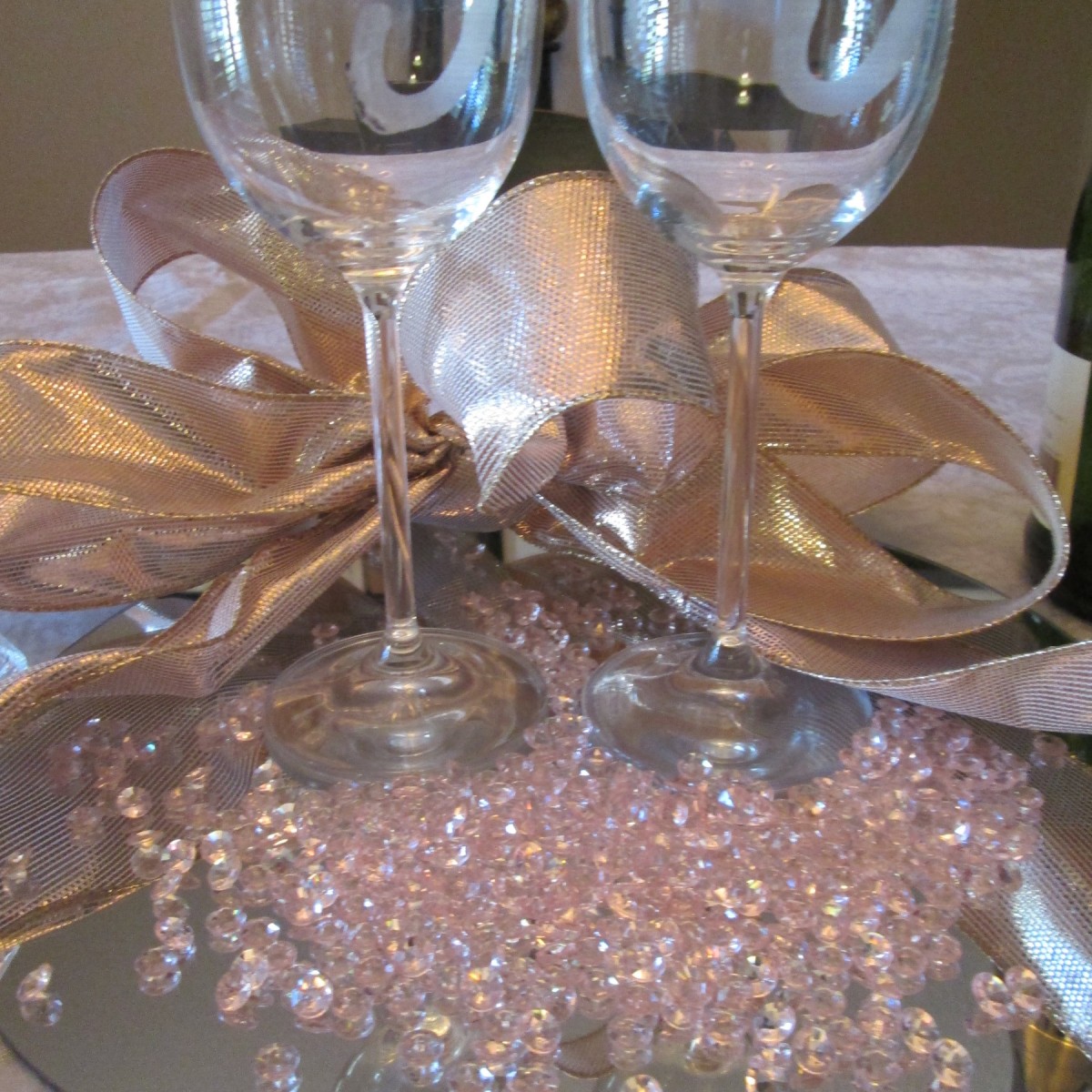 Using Mirrors For Your Wedding Table | My Frugal Wedding