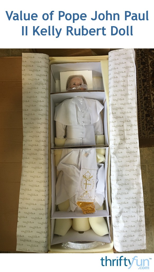 Value of Large Pope John Paul II Kelly Rubert Doll? | ThriftyFun