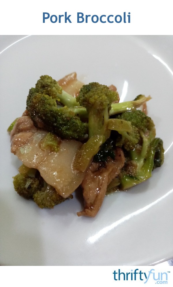 Pork Broccoli | ThriftyFun