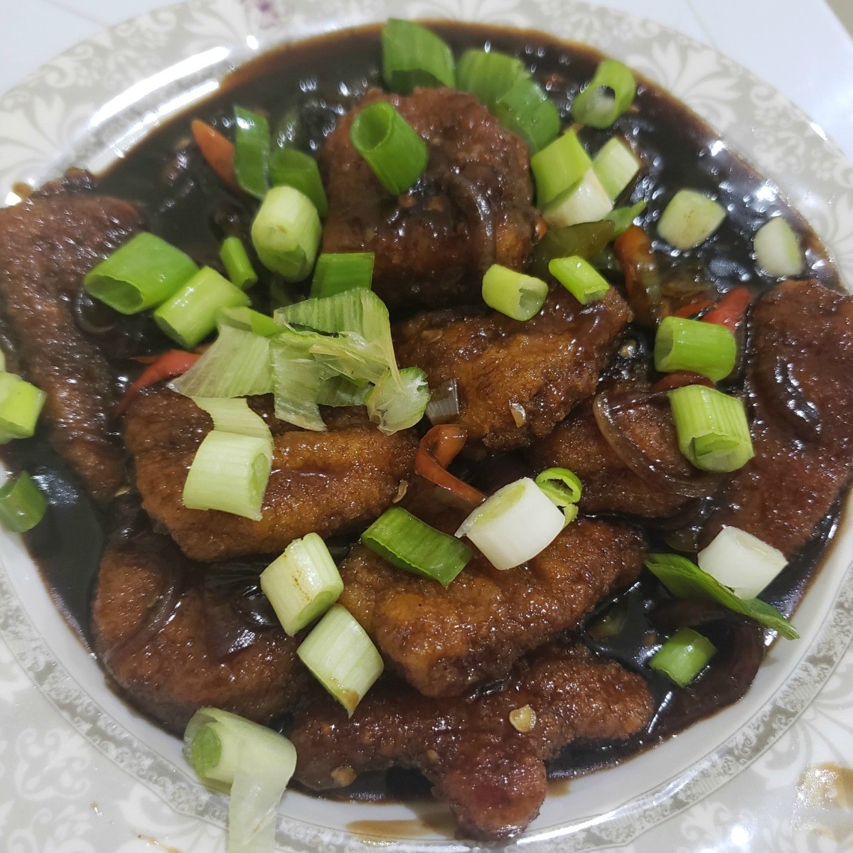 Spicy Glazed Chicken Nuggets | ThriftyFun