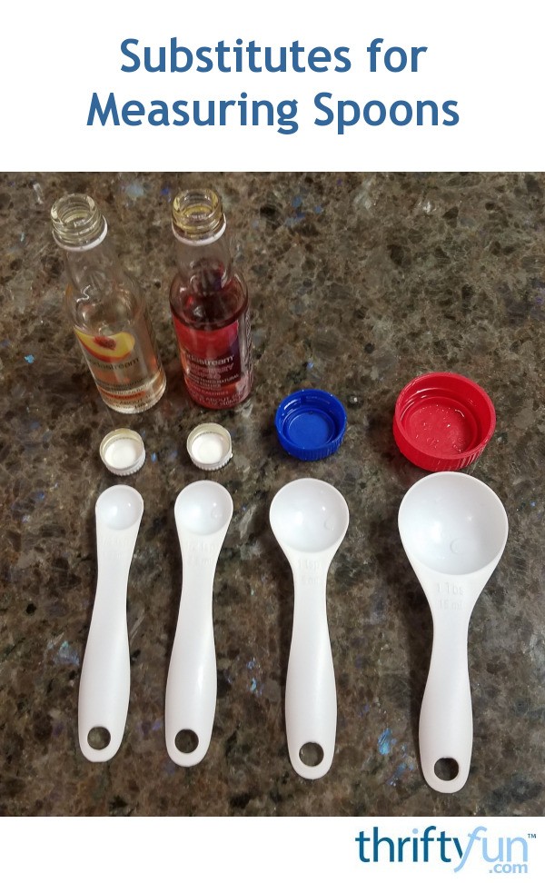 Substitutes for Measuring Spoons | ThriftyFun