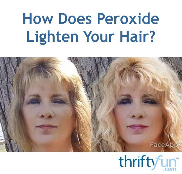 How Does Peroxide Lighten Your Hair? | ThriftyFun