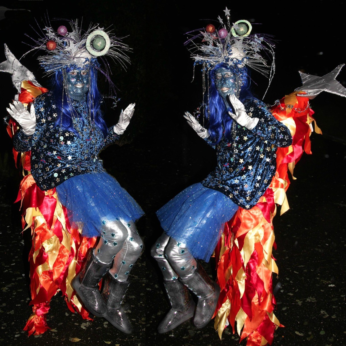 Outer Space Princess Riding Shooting Star Illusion Costumes | My Frugal ...