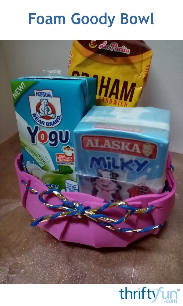 Foam Goody Bowl | ThriftyFun