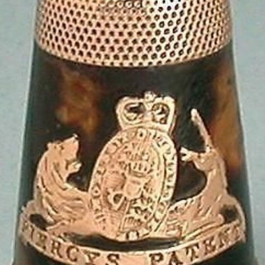 Value of an Antique Piercy's Patent Tortoise Shell Thimble? | ThriftyFun