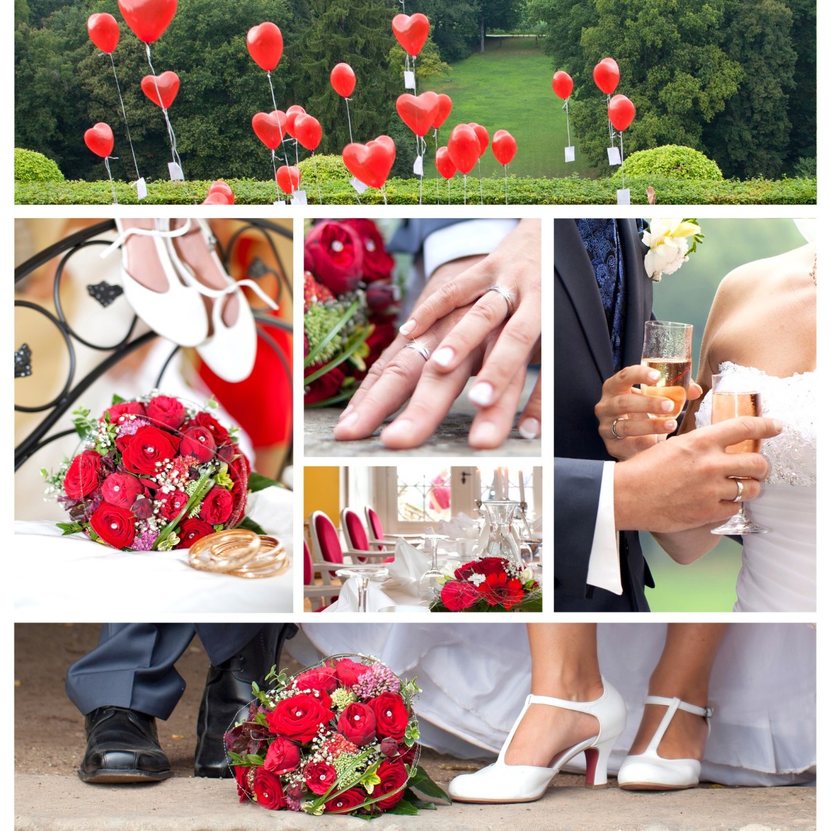 Making a Wedding Shower Collage | My Frugal Wedding