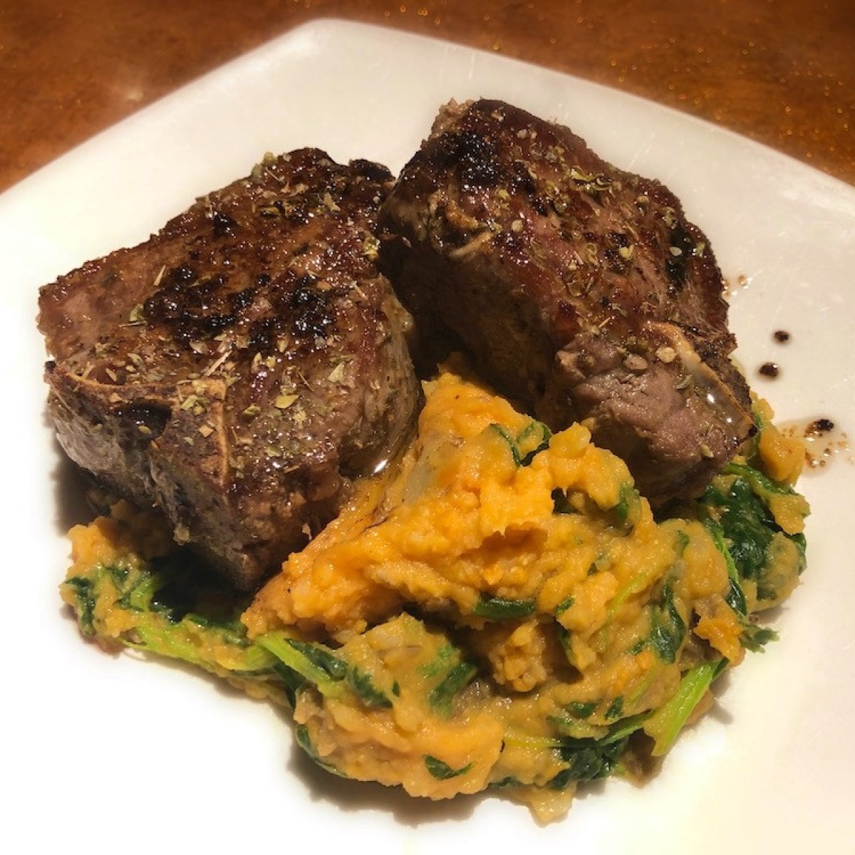 Lamb Loin Chops with Garlic Brandy Butter | ThriftyFun