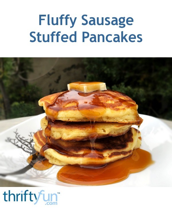 Fluffy Sausage-Stuffed Pancakes | ThriftyFun