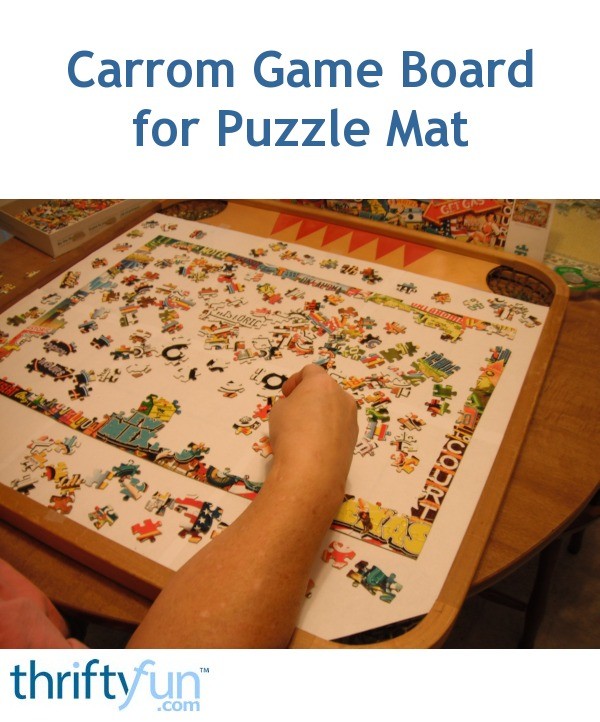 Carrom Game Board for Puzzle Mat | ThriftyFun
