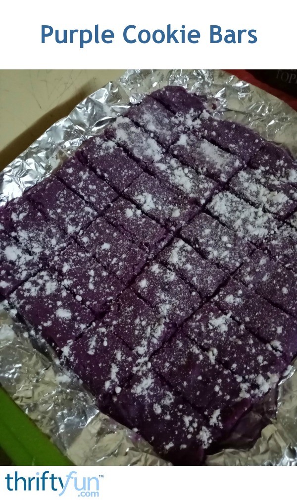 Purple Cookie Bars | ThriftyFun