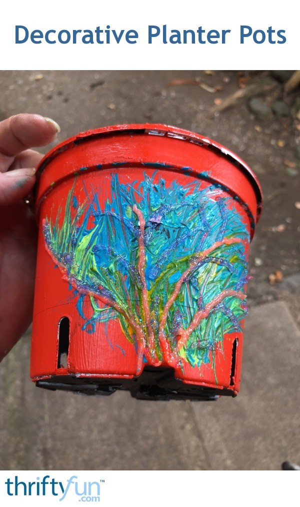 Making Decorative Planter Pots | ThriftyFun