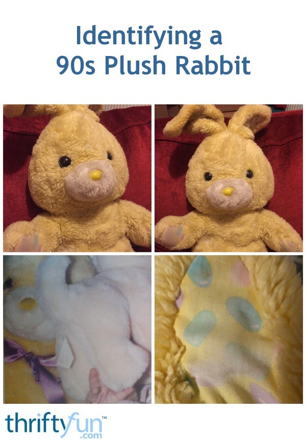 Identifying a 90s Plush Rabbit? | ThriftyFun