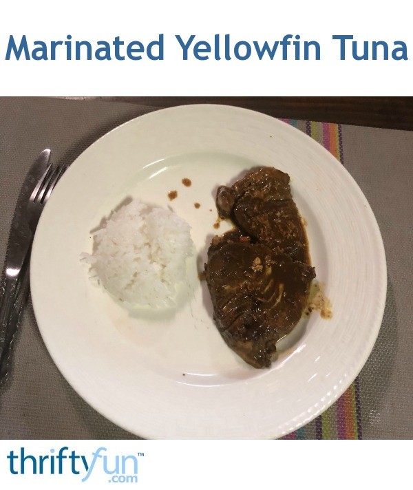 Marinated Yellowfin Tuna | ThriftyFun