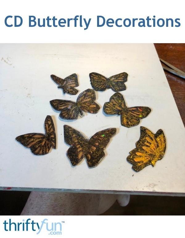 CD Butterfly Decorations | ThriftyFun