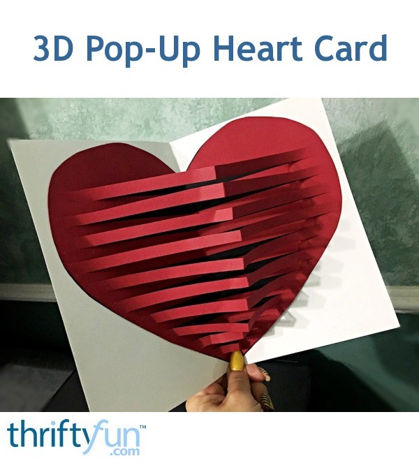 Making a 3D Pop-Up Heart Card | ThriftyFun
