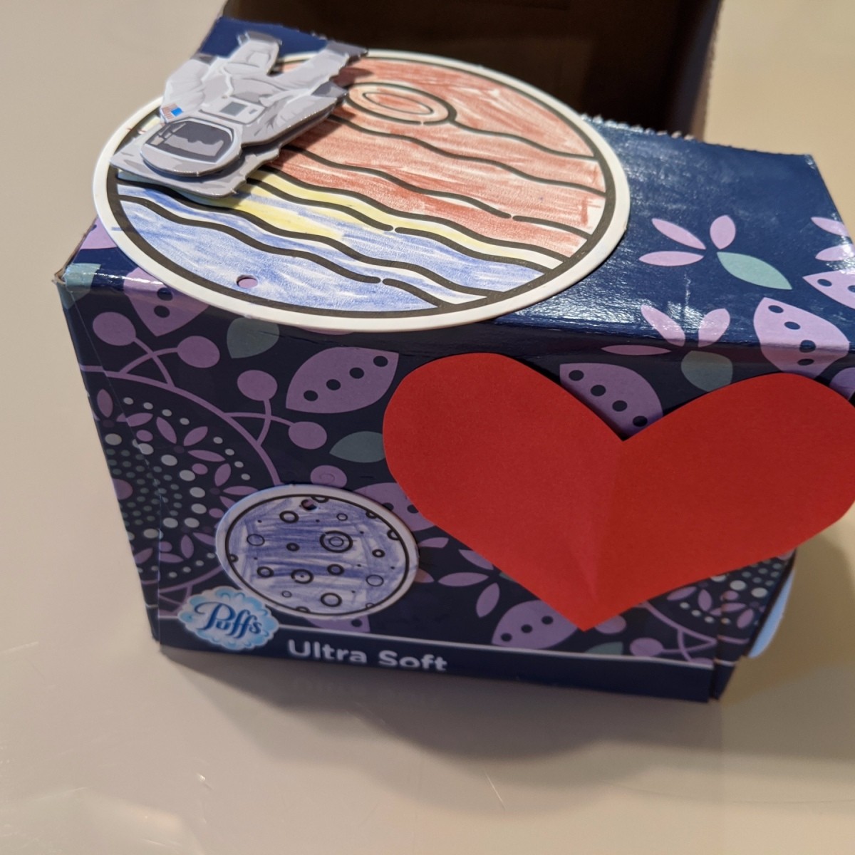 Making a Space Valentine Box | ThriftyFun