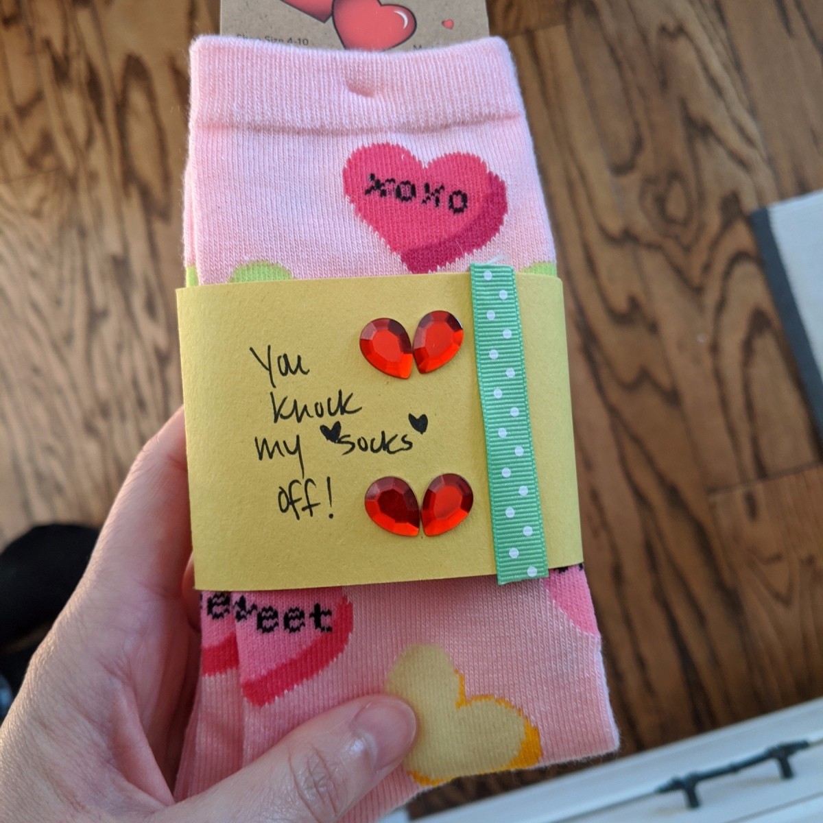 Sock Sleeve for a Gift | ThriftyFun
