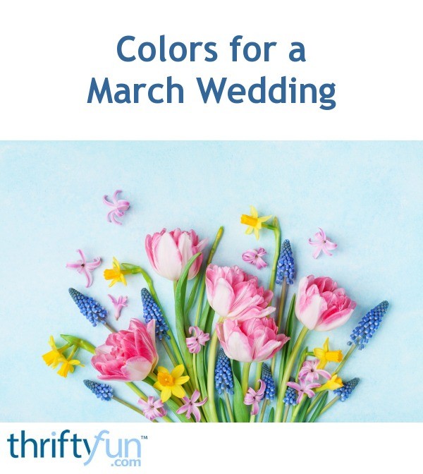 Colors for a March Wedding | My Frugal Wedding