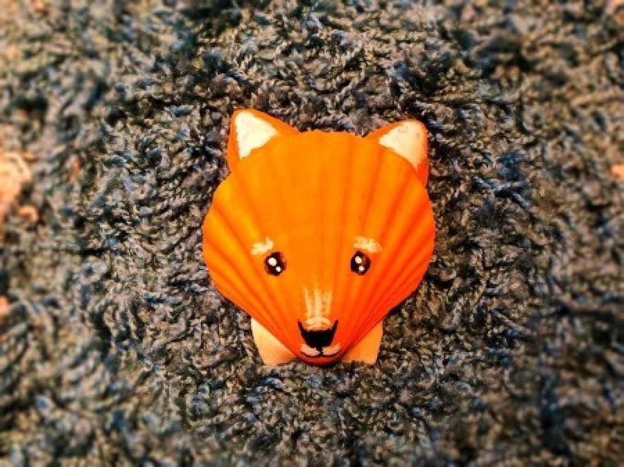 Make a Cute Fox from Shells | ThriftyFun