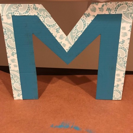 Hanging Initial Letter Decor | ThriftyFun