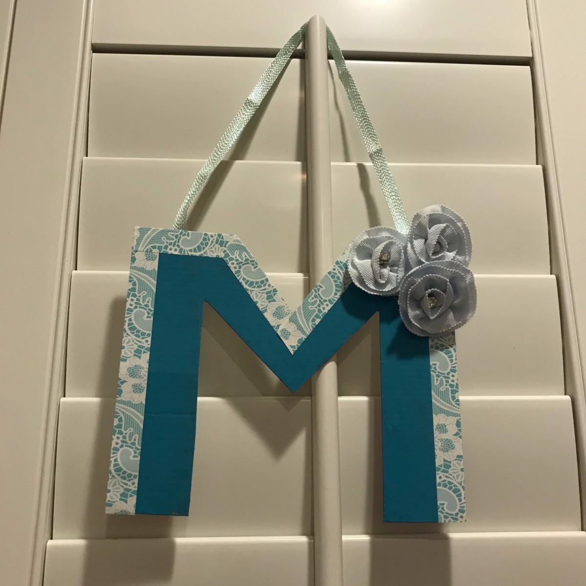Making Hanging Initial Letter Decor | ThriftyFun