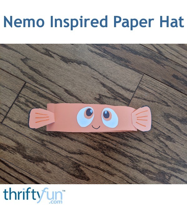 Nemo Inspired Paper Hat | ThriftyFun