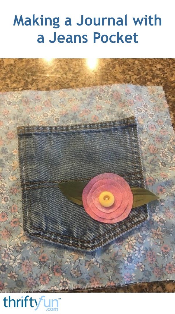 Making a Jeans Pocket Journal | ThriftyFun