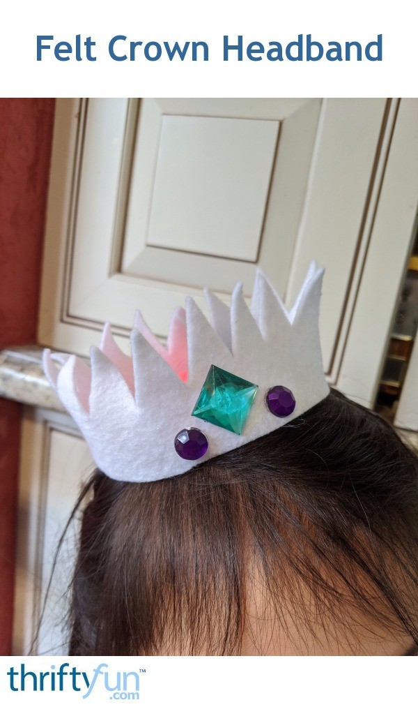 Making a Felt Crown Headband | ThriftyFun
