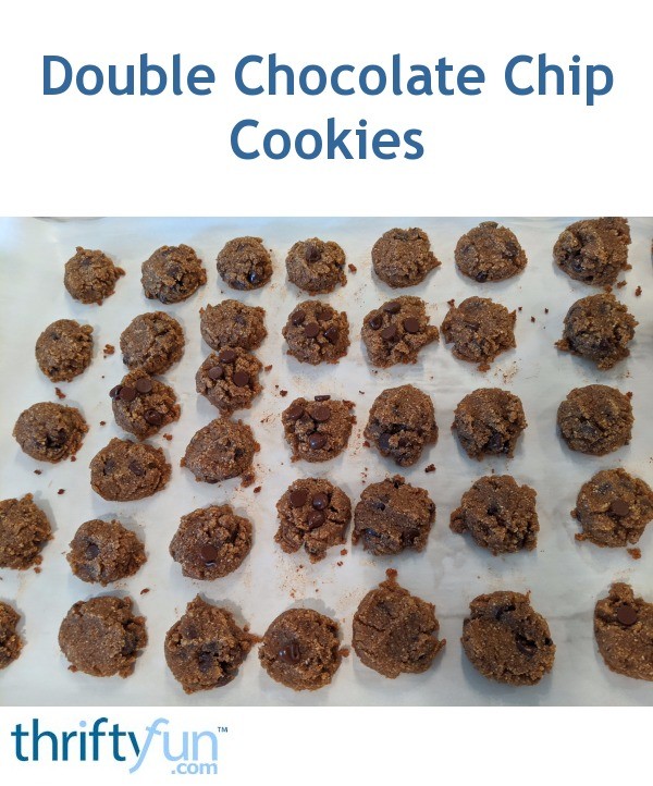 Double Chocolate Chip Cookies | ThriftyFun