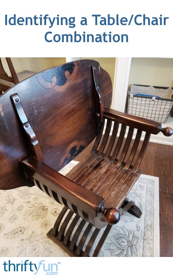 Identifying a Table/Chair Combination? | ThriftyFun