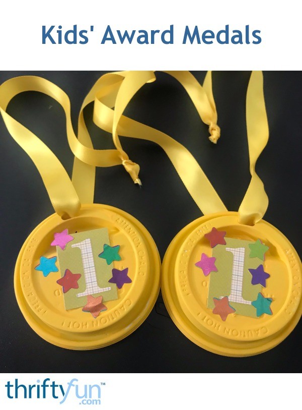 Making Kids' Award Medals | ThriftyFun