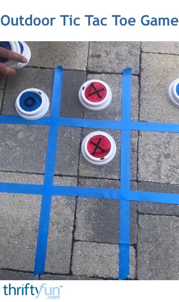Outdoor Tic Tac Toe Game | ThriftyFun