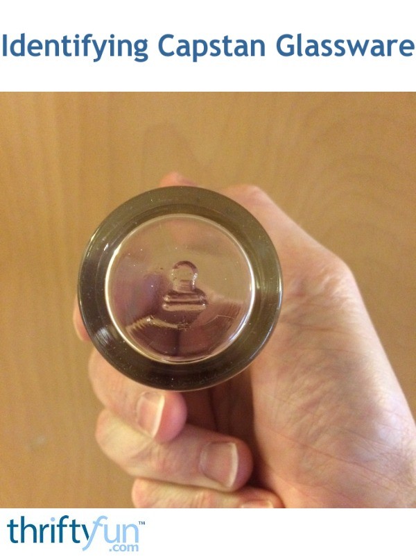 Identifying Capstan Glassware? | ThriftyFun