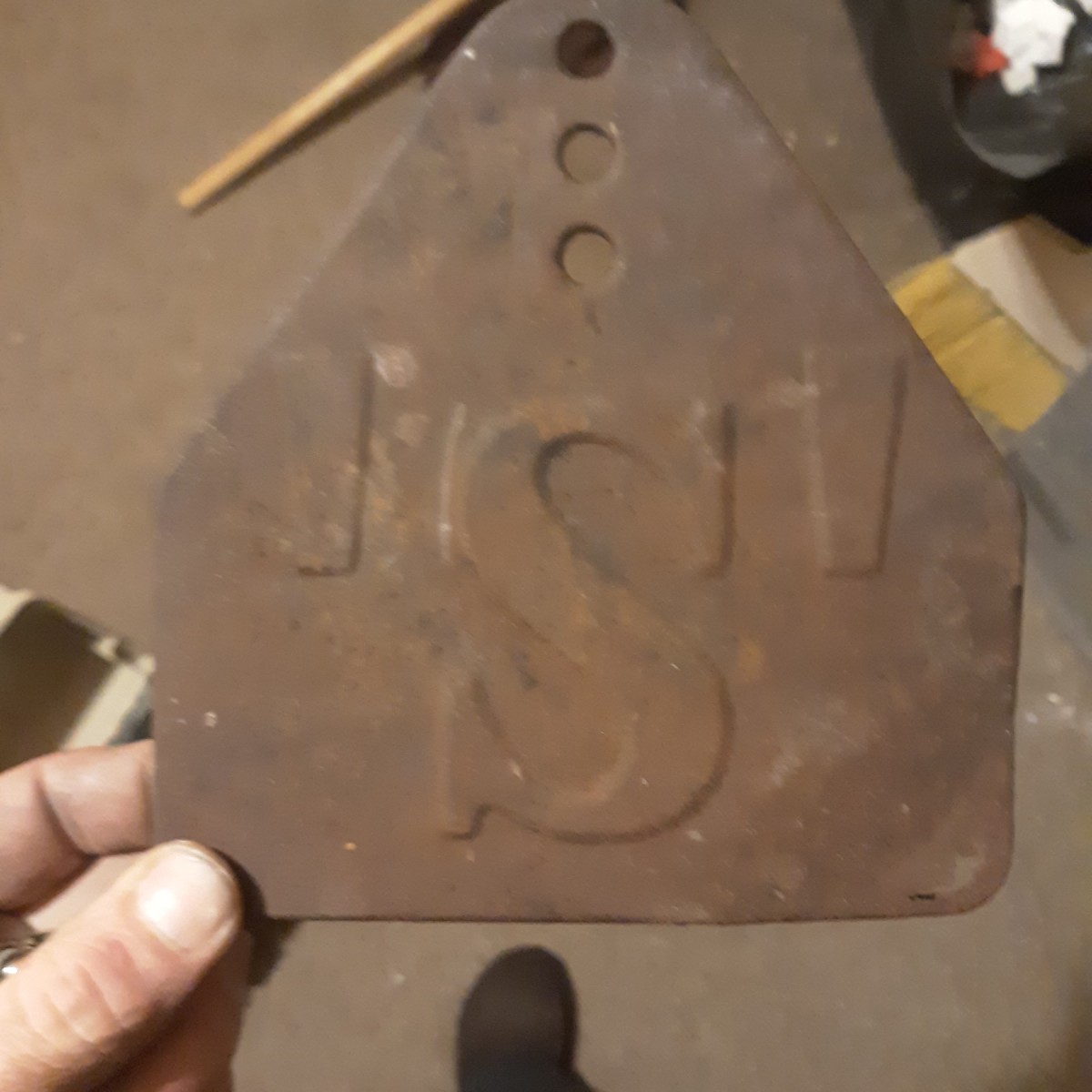 Identifying an Old Metal Plate? | ThriftyFun
