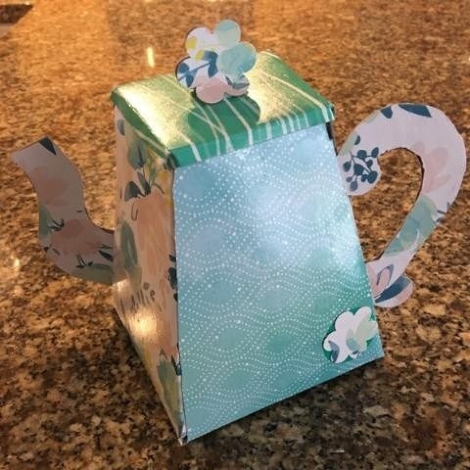 Making a Tissue Box Tea Pot | ThriftyFun