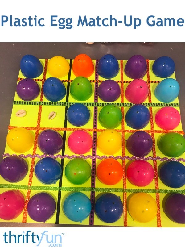 Making a Plastic Egg Match-Up Game | ThriftyFun