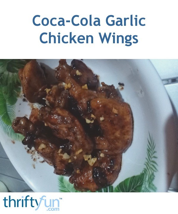 Coca-Cola Garlic Chicken Wings | ThriftyFun