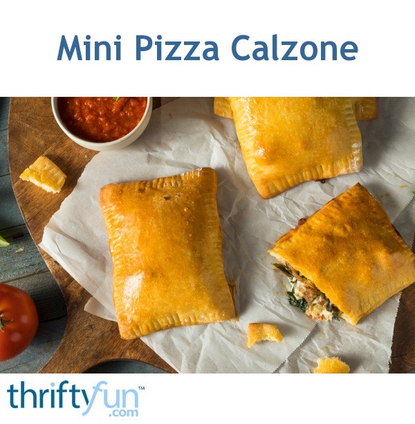 Mini Pizza Calzone | ThriftyFun